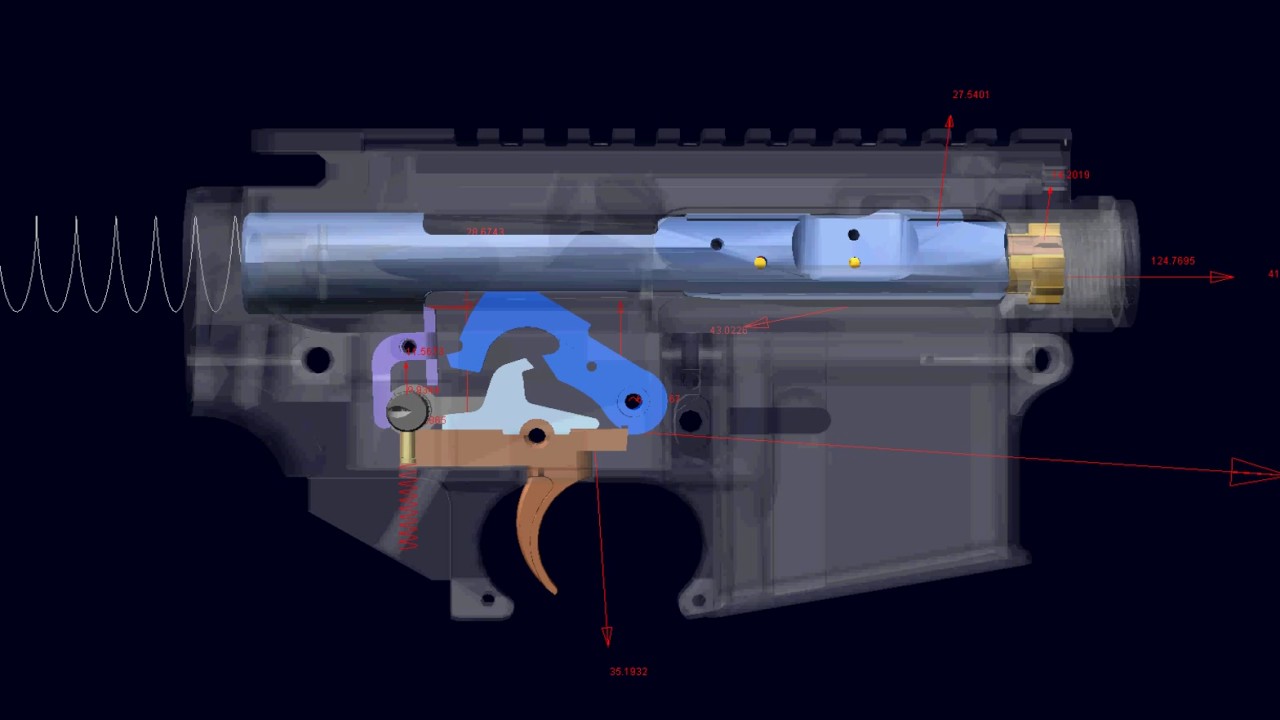 SAR223 MECHANISM SIMULATION - YouTube