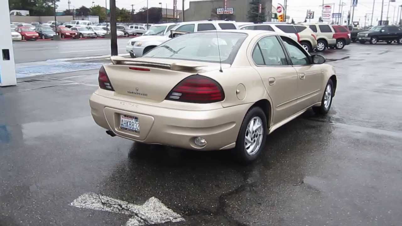 2004 Pontiac Grand Am, Champagne Beige Metallic - STOCK# 11246 - YouTube