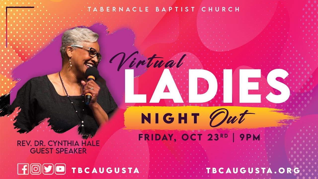 Ladies Night Out Church Flyer