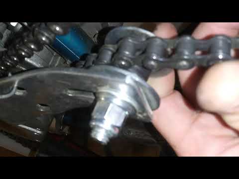 how to make a motorized bike chain tensioner! - YouTube