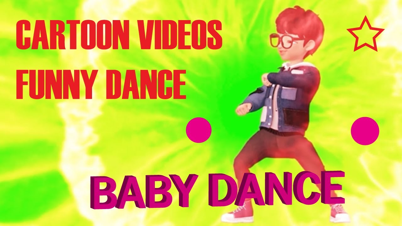 cartoon videos funny dance 💃😃Videos for kids# funnydance #dancinman # ...