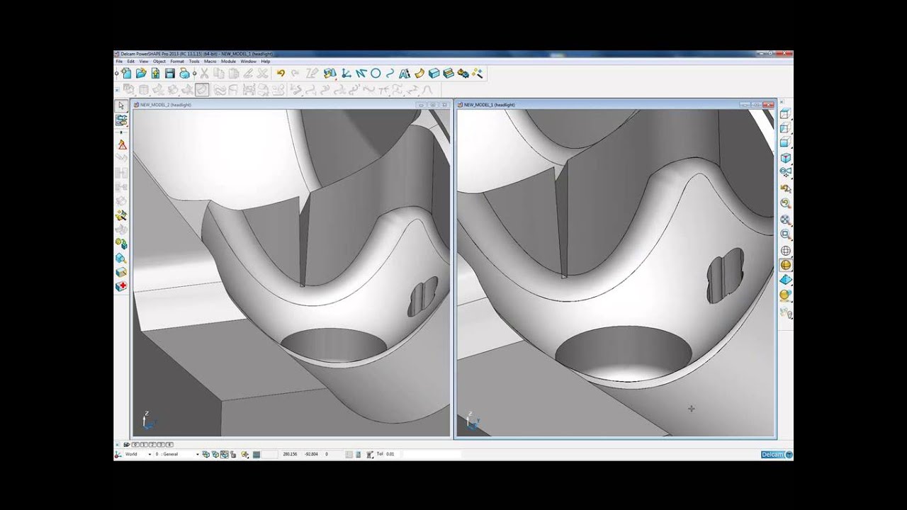 Shading - PowerSHAPE 2013 - YouTube
