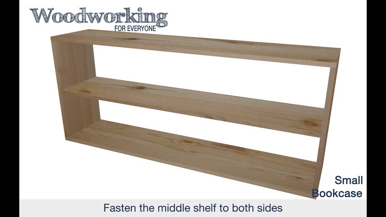 Woodworking for Everyone: Small Bookcase Animation - YouTube