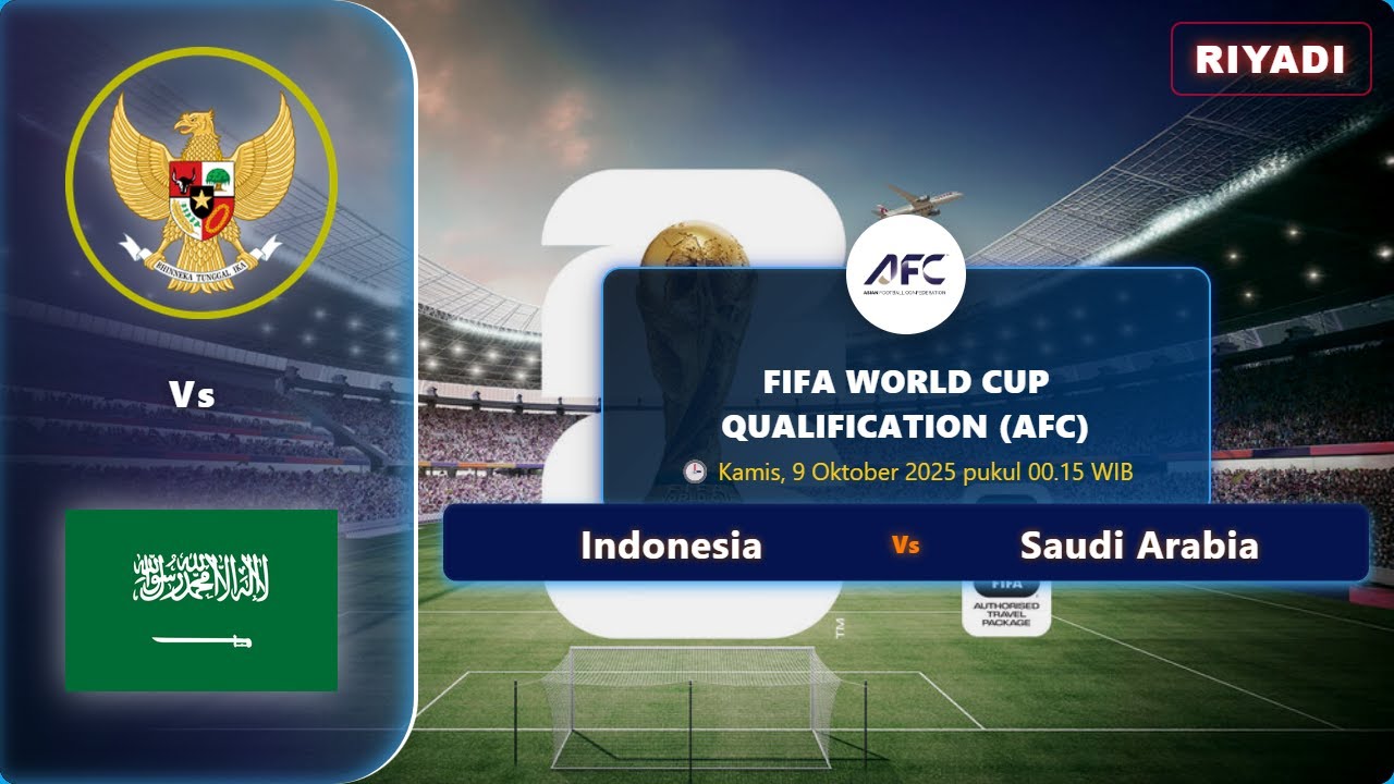 🔴LIVE Timnas Indonesia vs Saudi Arabia - FIFA World Cup qualification ...