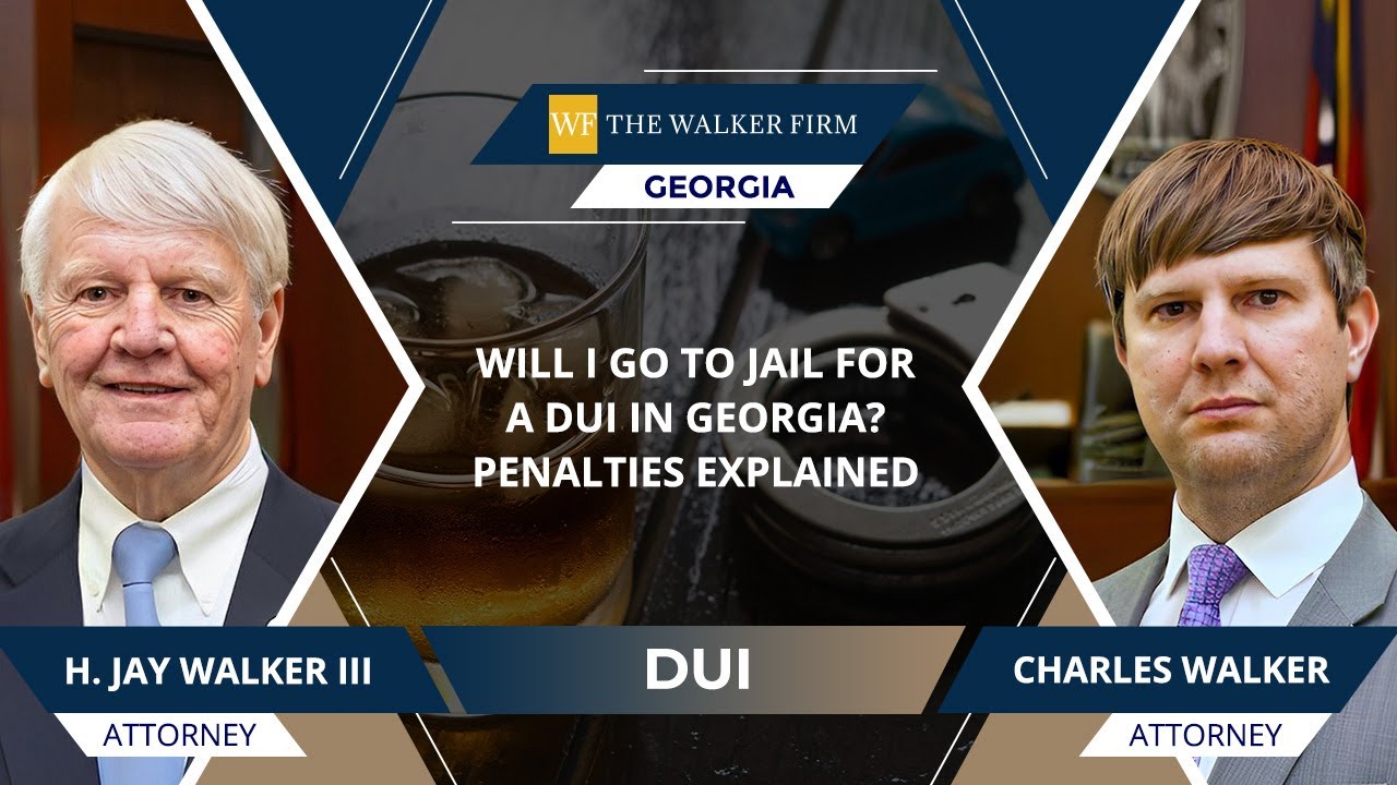 Will I Go To Jail For A DUI In Georgia? Penalties Explained - YouTube