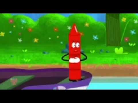 Crayons nursery rhymes once I caught a fish alive reversed