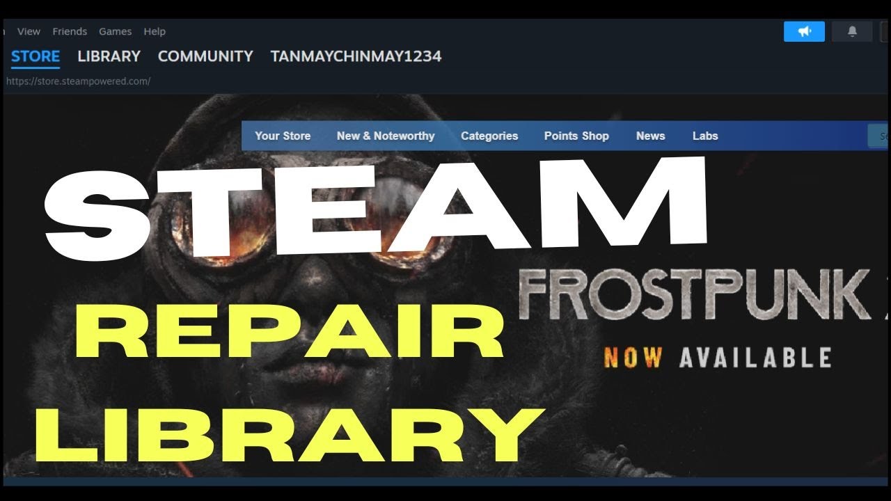 How to Repair Steam Library Rename Steam Library - YouTube