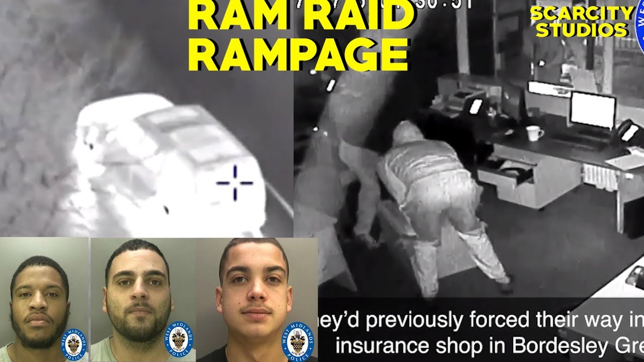 Ram Raid Rampage Gang Jailed (BirminghamUK) #StreetNews - YouTube