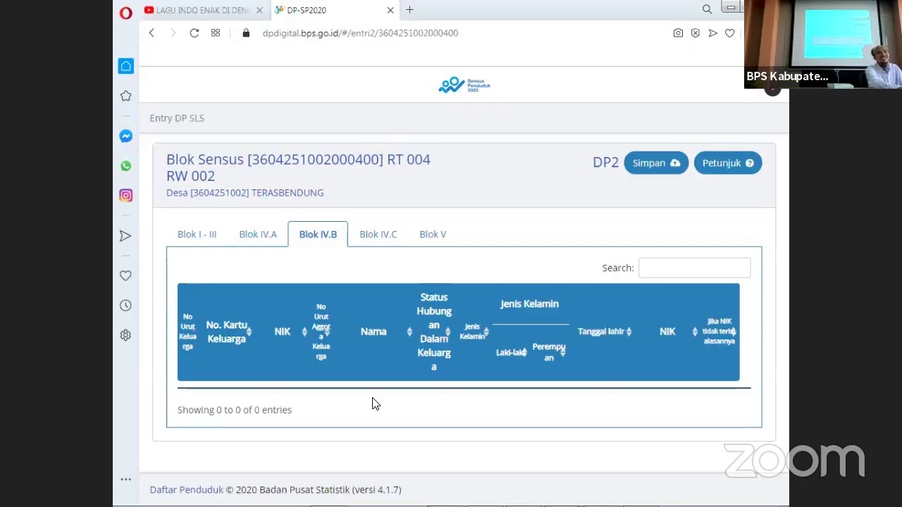 BPS Kabupaten Serang's Zoom Meeting - YouTube