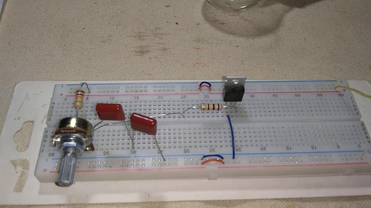 Lab. #5 Dimmer electrónico con DIAC y TRIAC. - YouTube