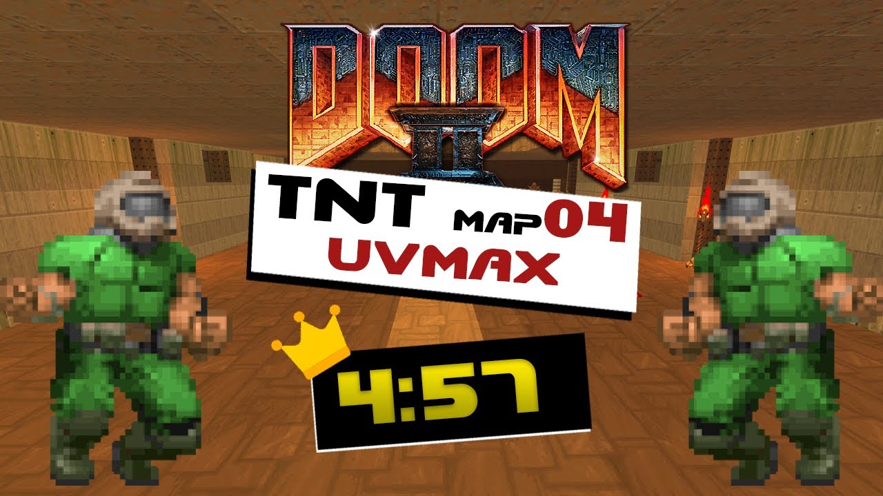 FINAL DOOM: TNT Evilution - Wormhole (MAP04) UVMAX in 4:57 - YouTube