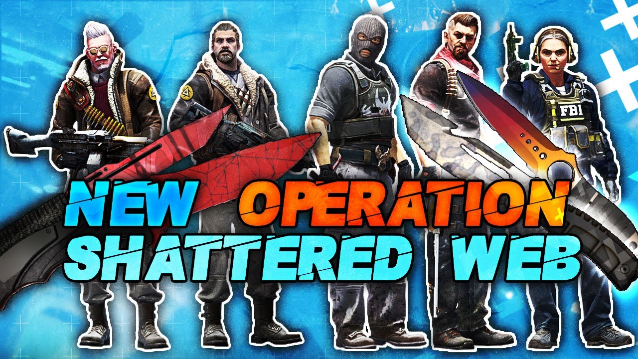CS:GO - NEW 'SHATTERED WEB' OPERATION!!! 4 NEW KNIVES! CUSTOM AGENTS ...
