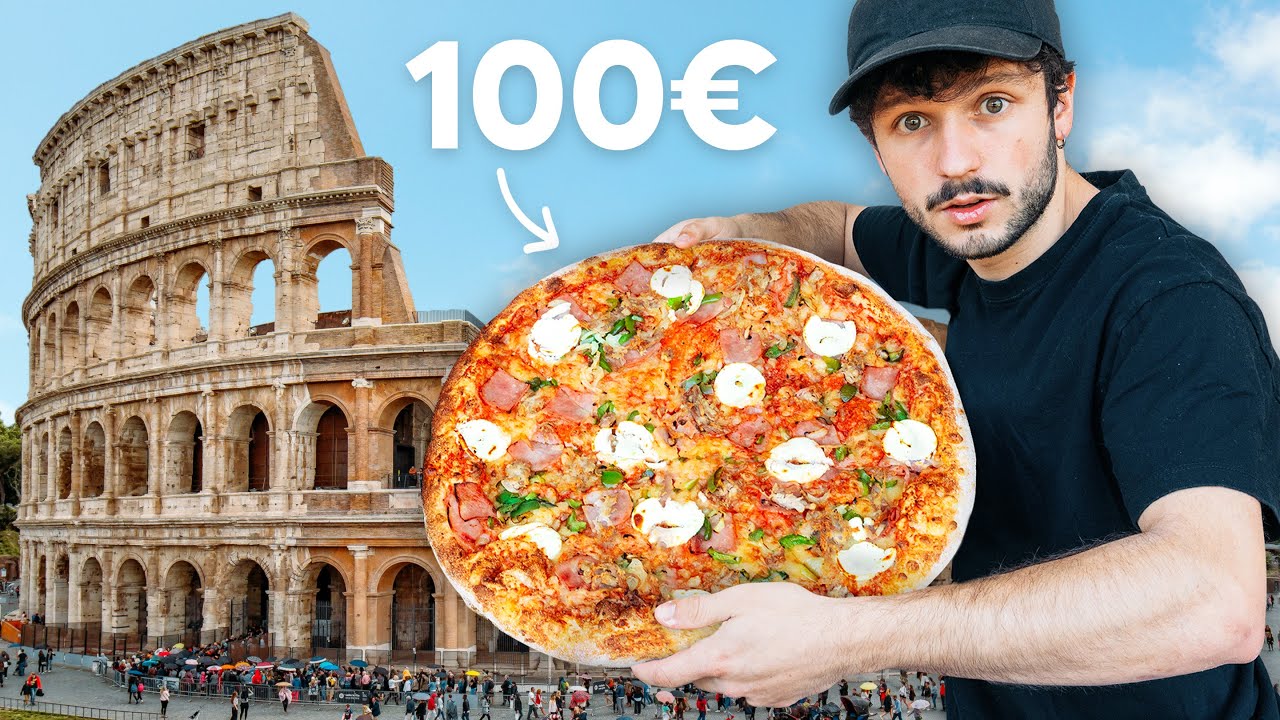 PIZZA 1€ vs 100€ en Italia ¿Vale la pena? - YouTube