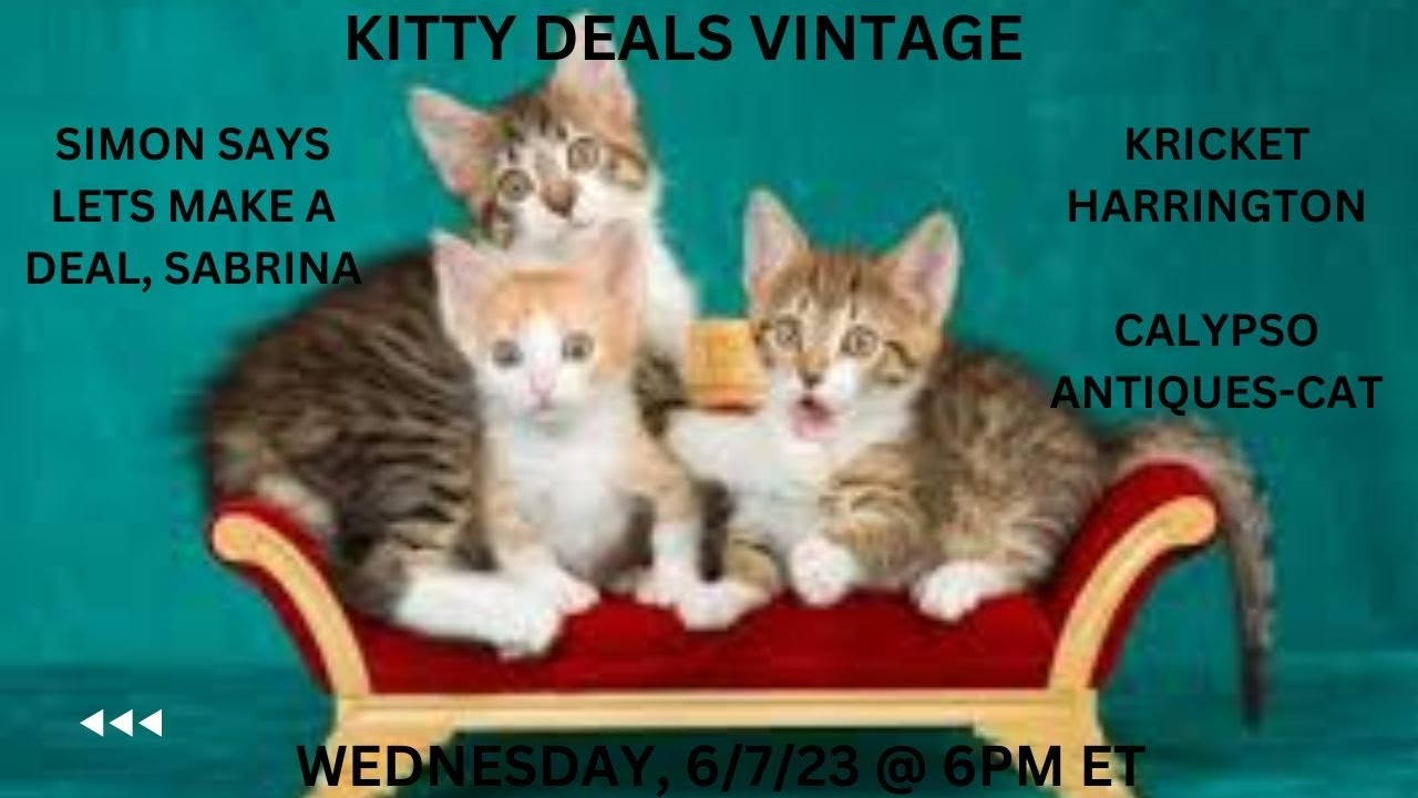 Kitty Deals Vintage invites you to join Calypso Antiques-Cat and ...