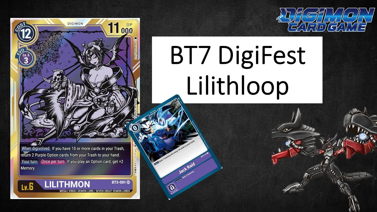 Digimon TCG DigiFest Deck: Lilithloop - YouTube