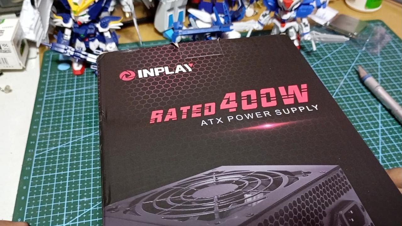 Affordable PSU Inplay 400 watts ATX power supp;y - YouTube