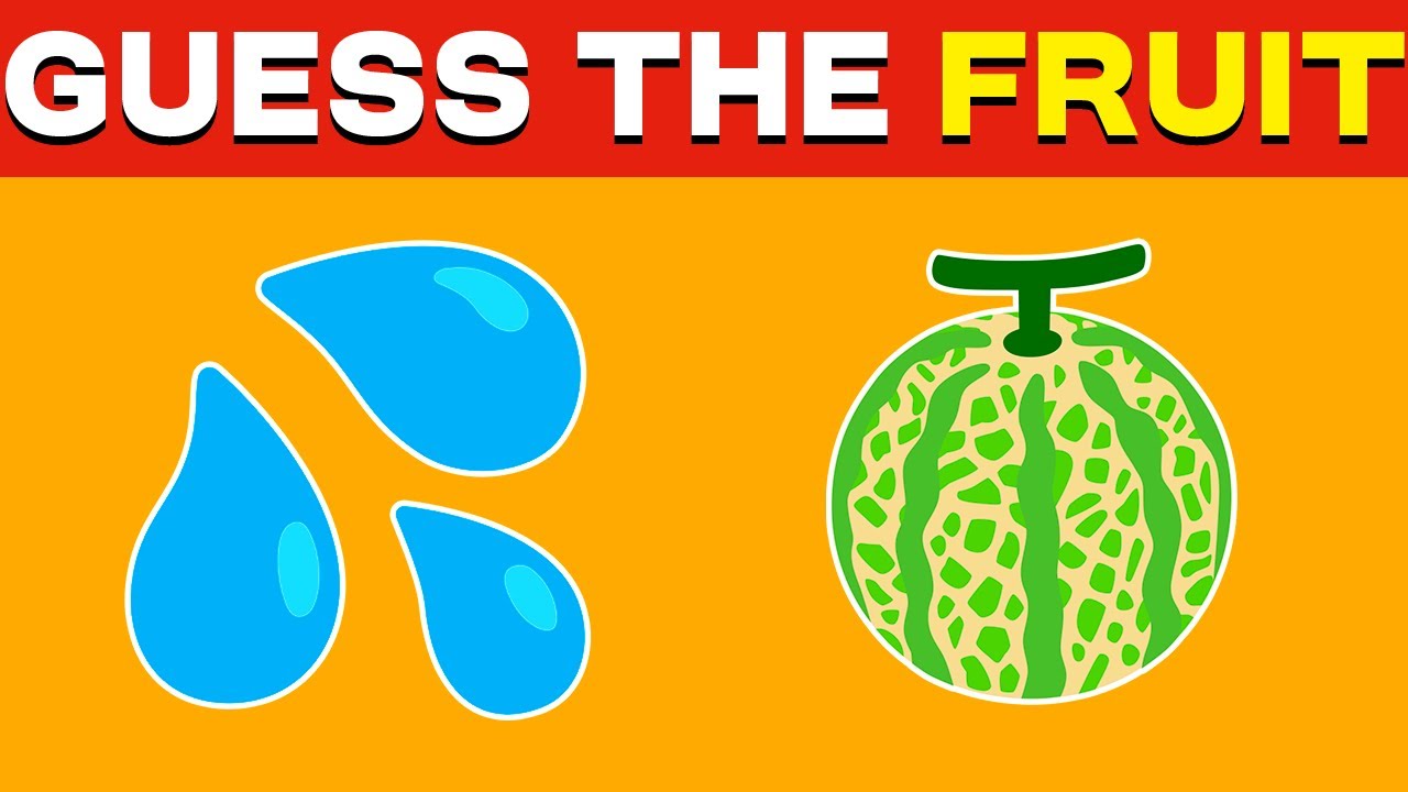 Can You Guess The Fruit By Emojis – Fun Emoji Quiz Challenge! - YouTube