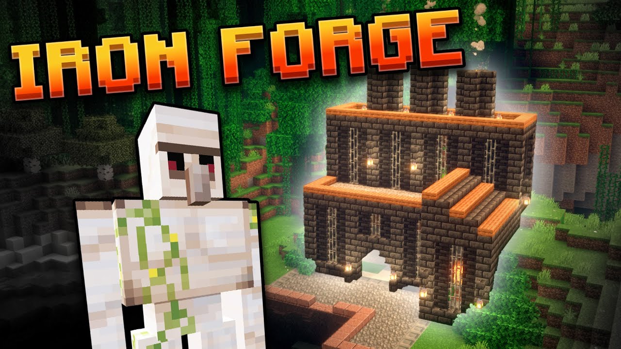 Building an IRON FORGE in my FOREVER WORLD | Episode 2 - YouTube