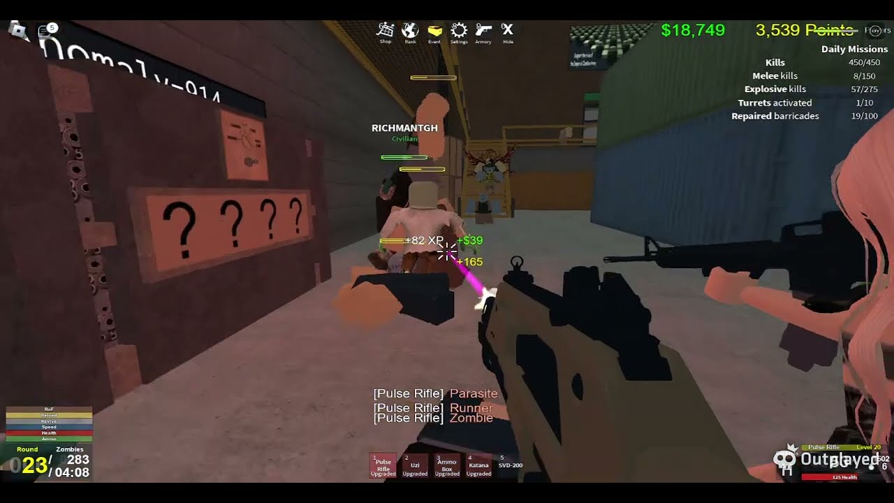 Pulse Rifle is Cracked | Zombie Uprising - YouTube