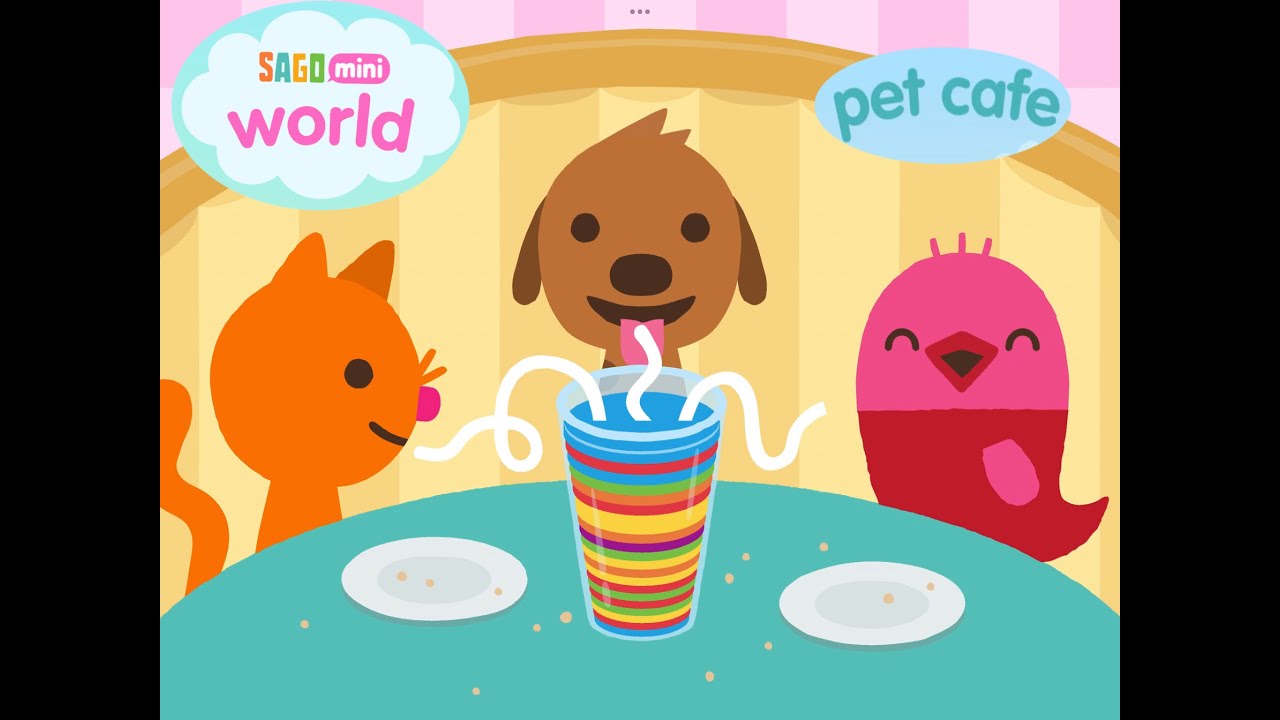 [ SAGO MINI WORLD ] Pet Cafe, Gameplay, Educational Learning for Kids ...