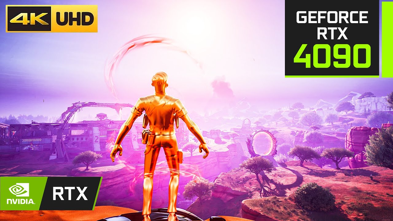Fortnite GOLD MIDAS Skin Gameplay | RTX 4090 + 4K ULTRA Graphics | Ray ...
