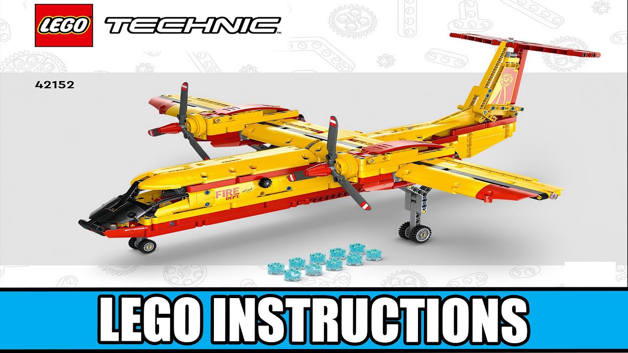 LEGO 42152 Instructions | Firefighter Aircraft | Technic - YouTube