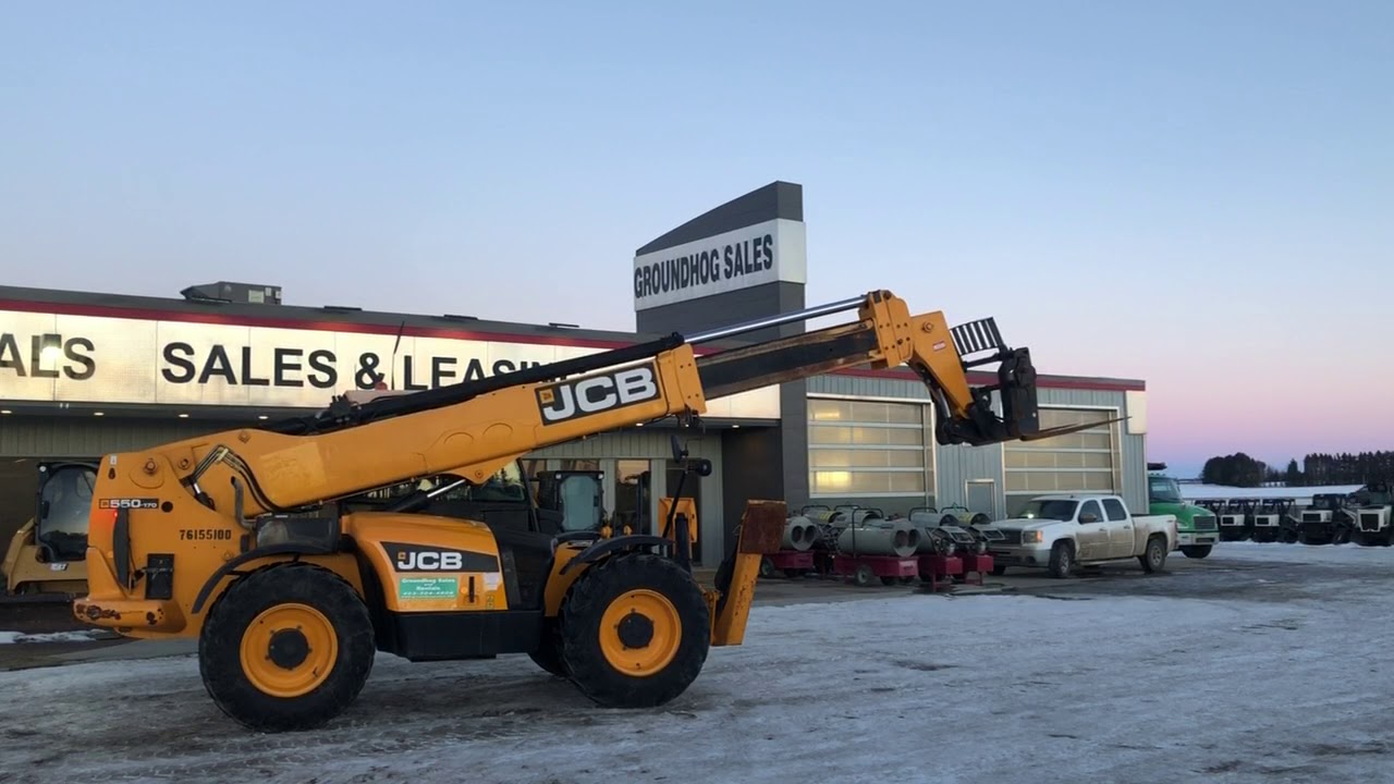 2012 JCB 550-170 Telehandler #2253 - YouTube