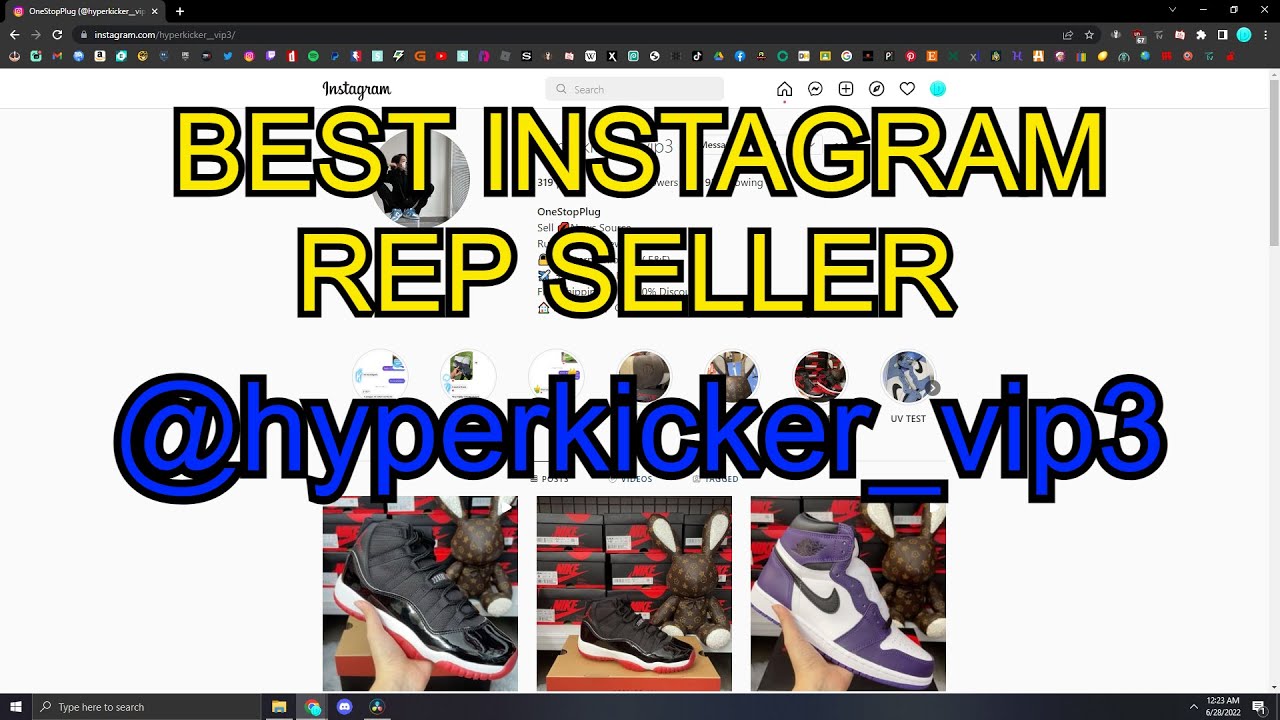 THE BEST INSTAGRAM REP SELLER! - YouTube