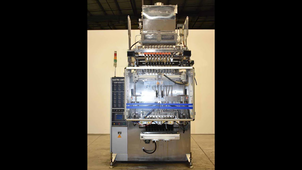 Used- Handok Stick Pack Machine, Model PD-P3V 10 Lane, 23mm. - stock ...