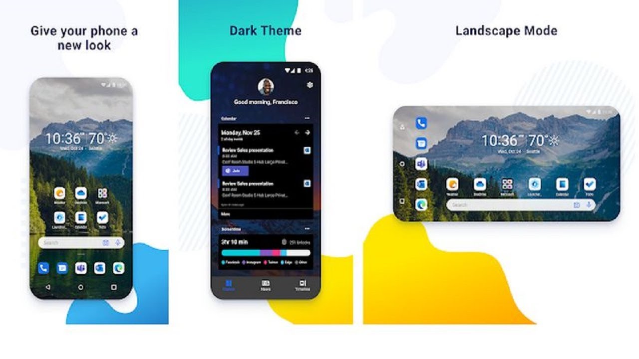 MICROSOFT LAUNCHER TRAE EL MODO HORIZONTAL Y ACTUALIZA EL DISEÑO DE LAS ...