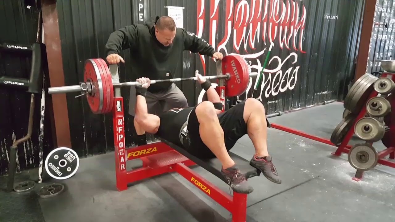 501 singles, 475 floor press & John Haack 479 bench press - YouTube