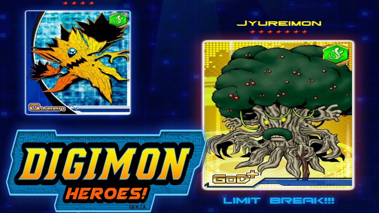 Digimon Heroes | Jyureimon God+ & SP - YouTube