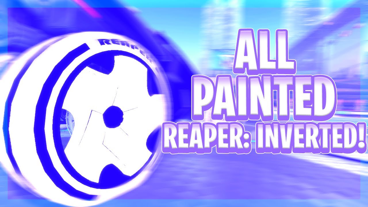 ALL *NEW* PAINTED REAPER: INVERTED IMPORT WHEELS! (Rocket League Fornax ...