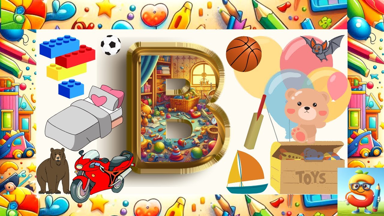 The letter B | Learn ABC | Activity : Find B - YouTube