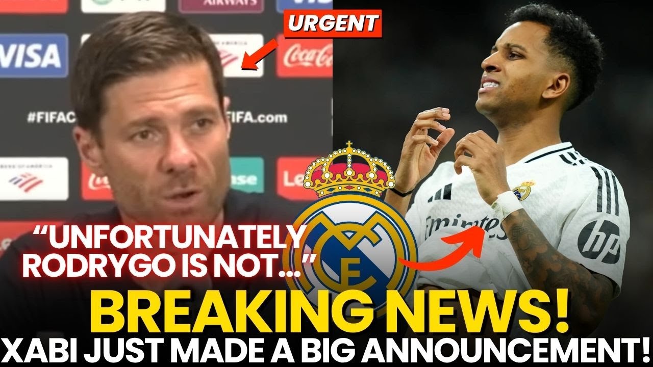 XABI ALONSO ANNOUNCES FIRST MAJOR CHANGE AFTER WORLD CUP DRAW! RODRYGO ...