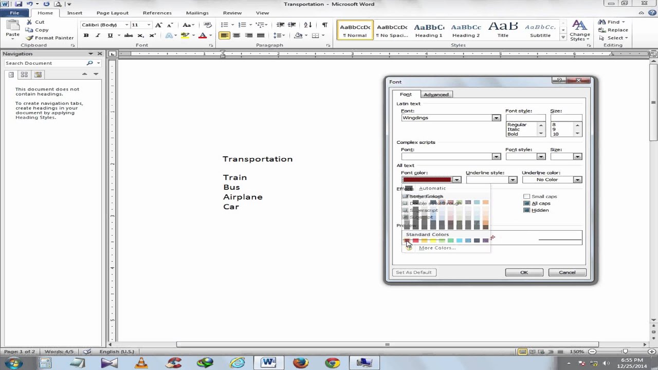 How to create custom bullets in Microsoft Word 2010 - YouTube