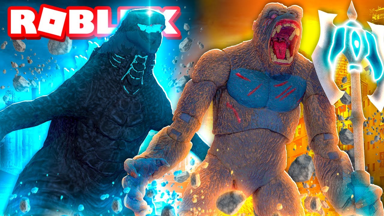 KING KONG vs GODZILLA the FINAL BATTLE in ROBLOX - YouTube
