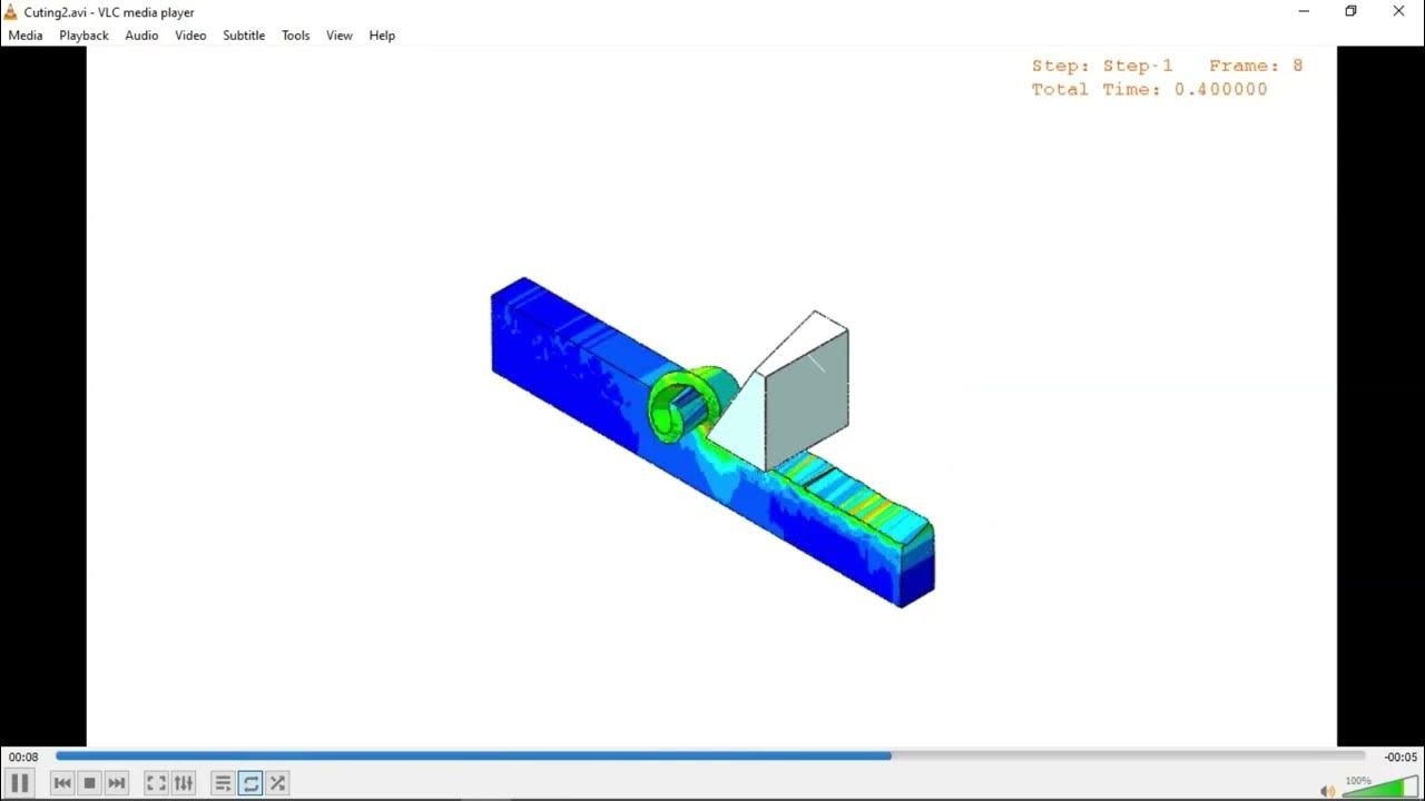 Abaqus Tutorial (Basic): How to make a hight quality video animation of simulation result in ...