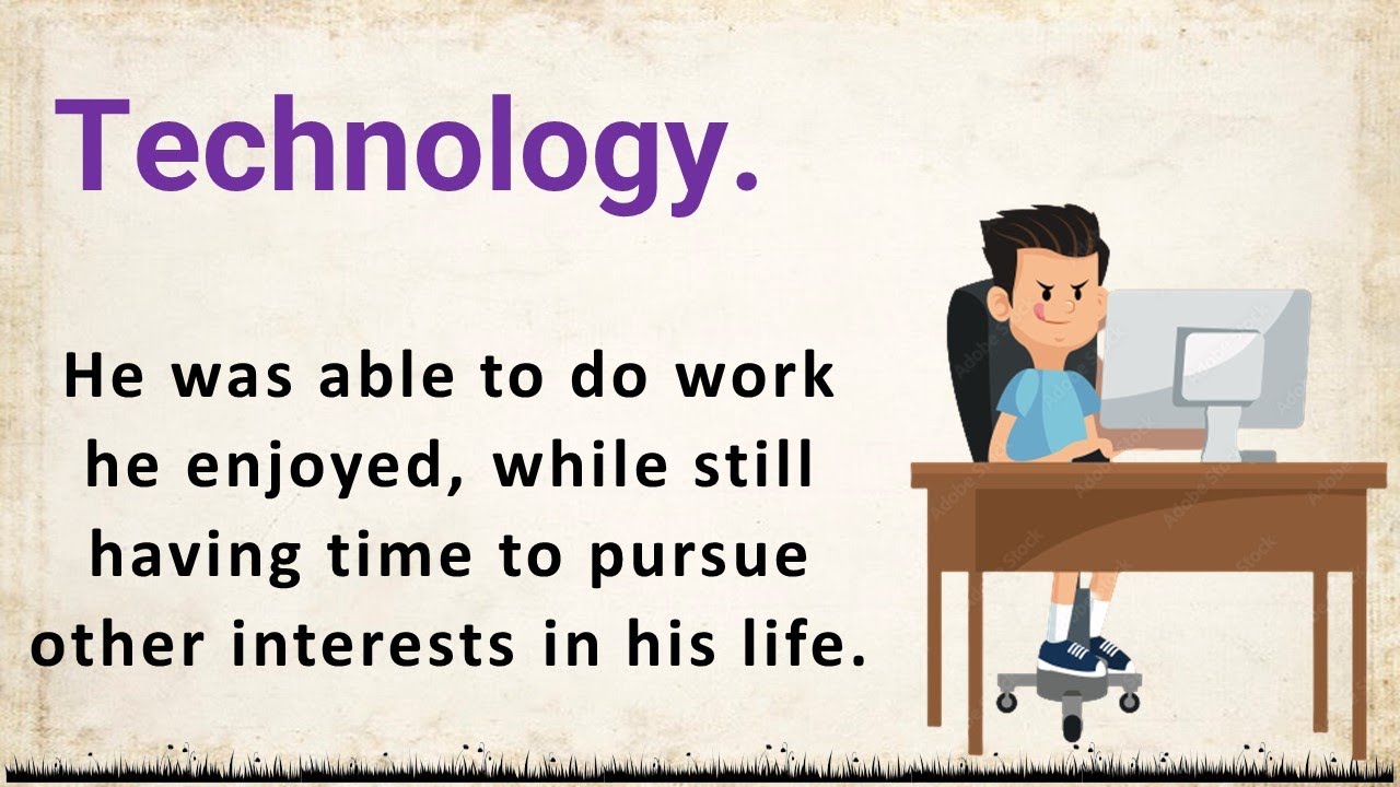 Learn English Through Story - Technology - Level 1 - YouTube