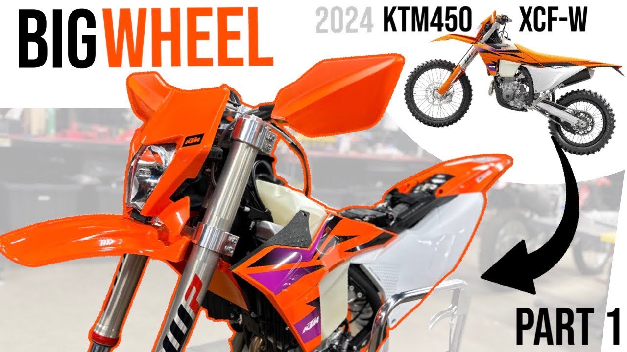 The BEST Big Wheel Chassis ? Using A 2024 KTM 450 XCF-W Dirt Bike ...