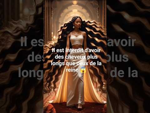 “Cheveux plus longs que la reine = interdit 👑✨” #shorts #animation #fyp #histoireafricaine