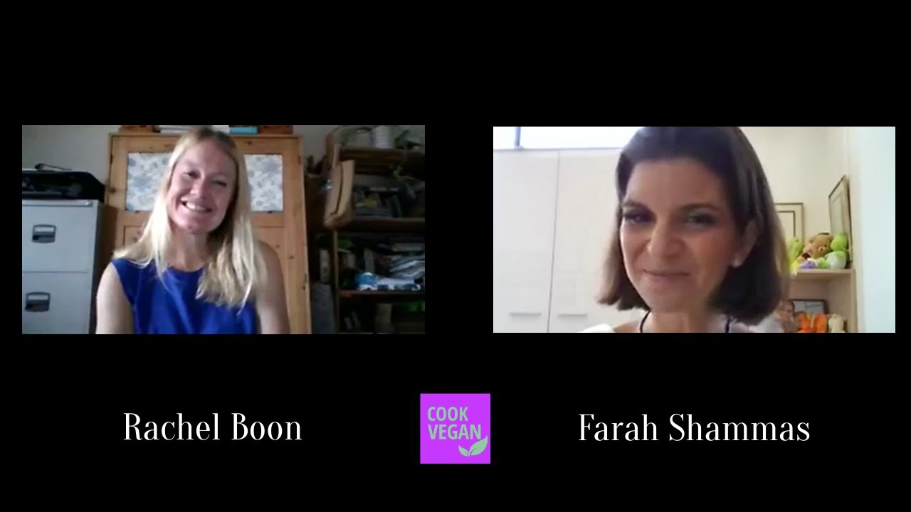 Farah Shammas Interviews Rachel Boon | Cook Vegan - YouTube