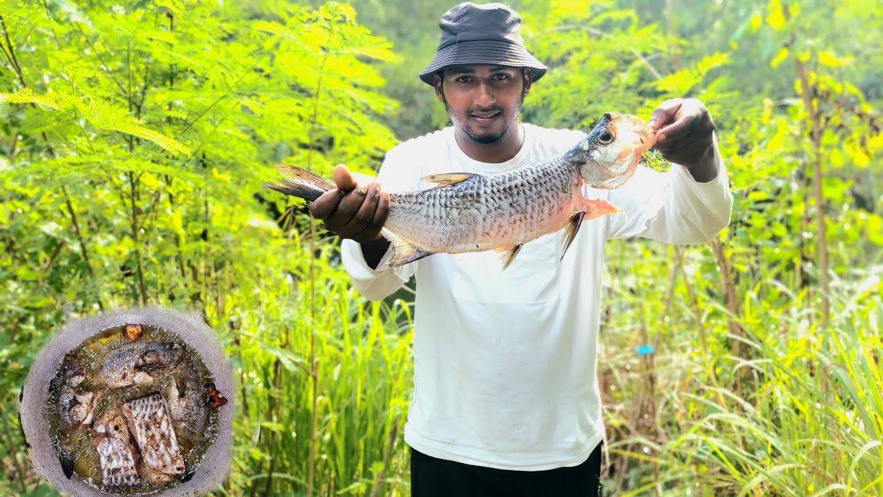 almost died Fishing for tarpon ñ jaguar Cichlids Catch and Cook - YouTube