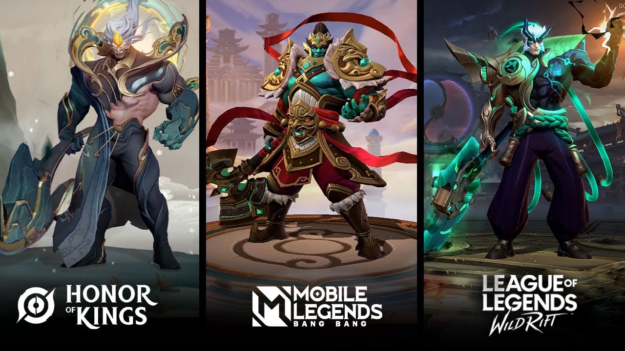 Darius VS Dianwei VS Balmond : Skin Comparison | HOK, Wildrift, MLBB ...