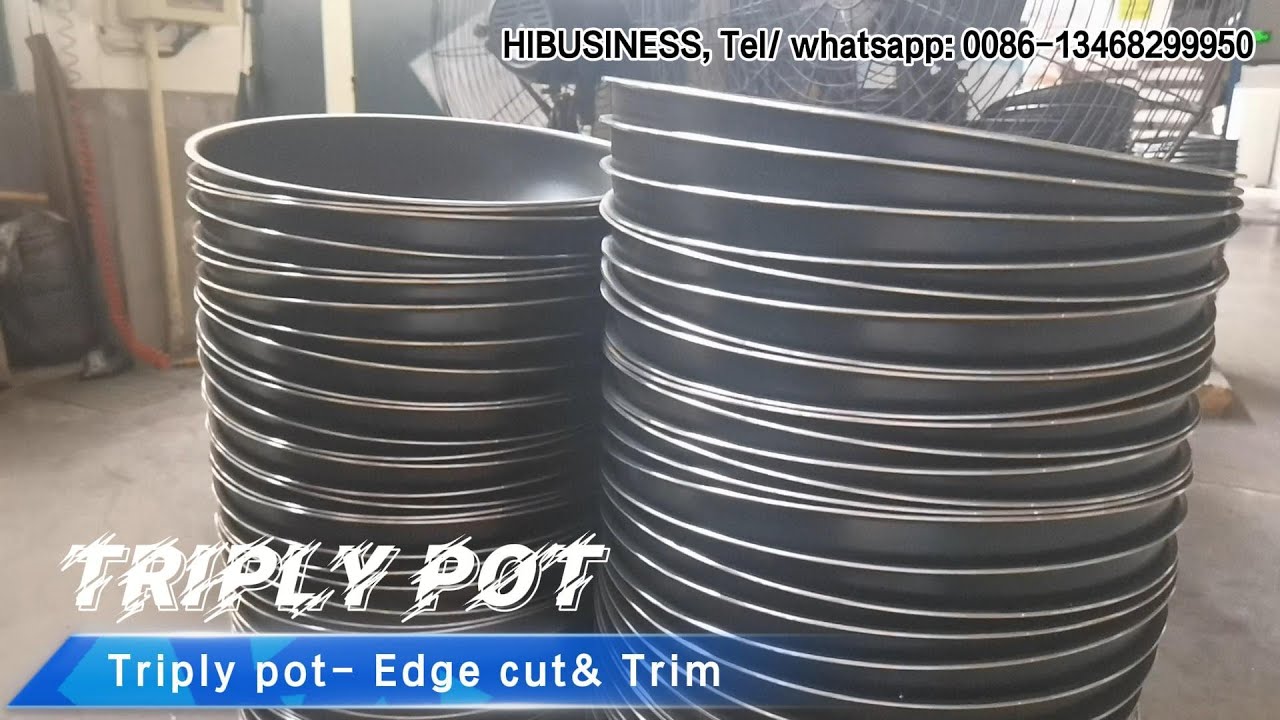 72. Triply pot- Edge cut& Trim - YouTube