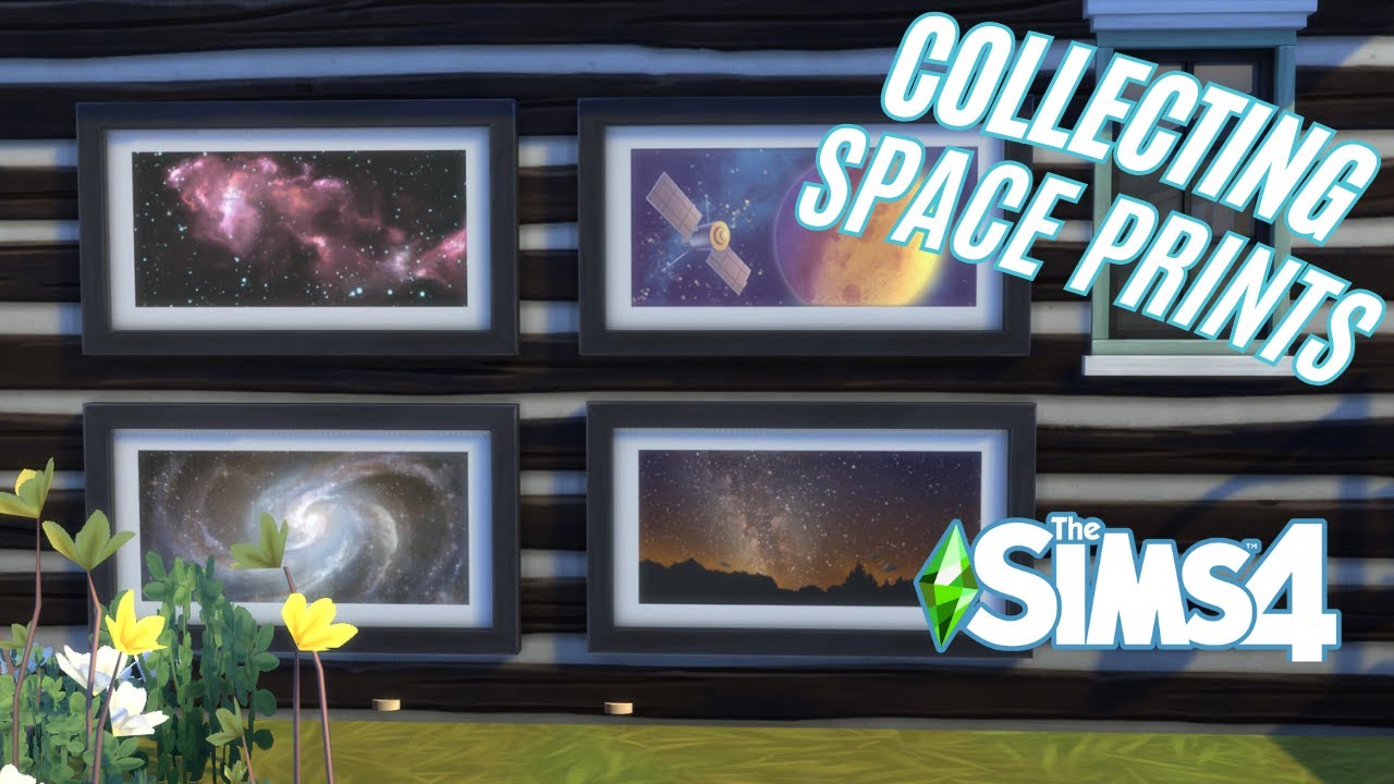 How to Collect All 25 Space Prints (Sims 4 Collection Guide) - YouTube