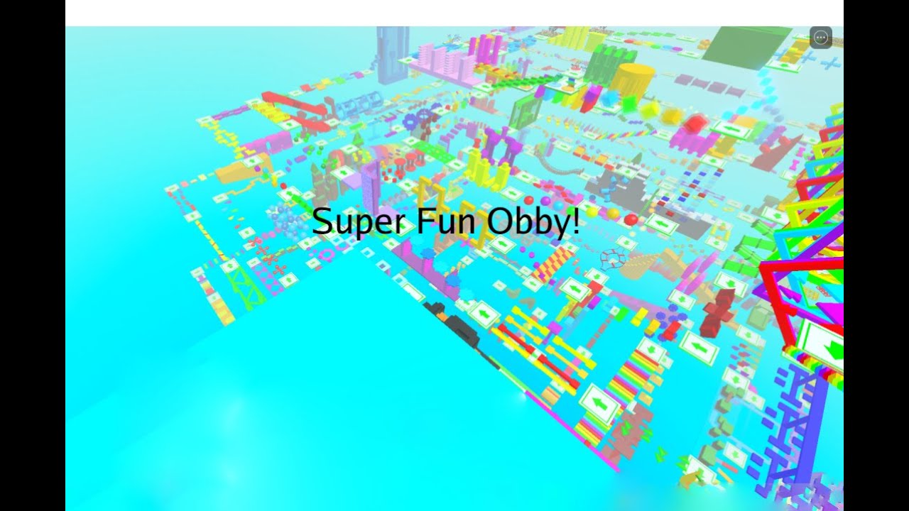 Speedrunning the Super Fun Obby in Roblox - YouTube