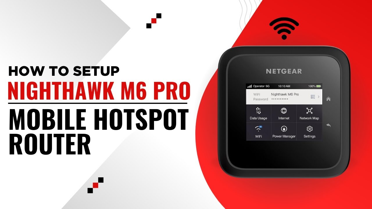 How to Set Up Your Nighthawk M6 Pro Mobile Hotspot Router - YouTube