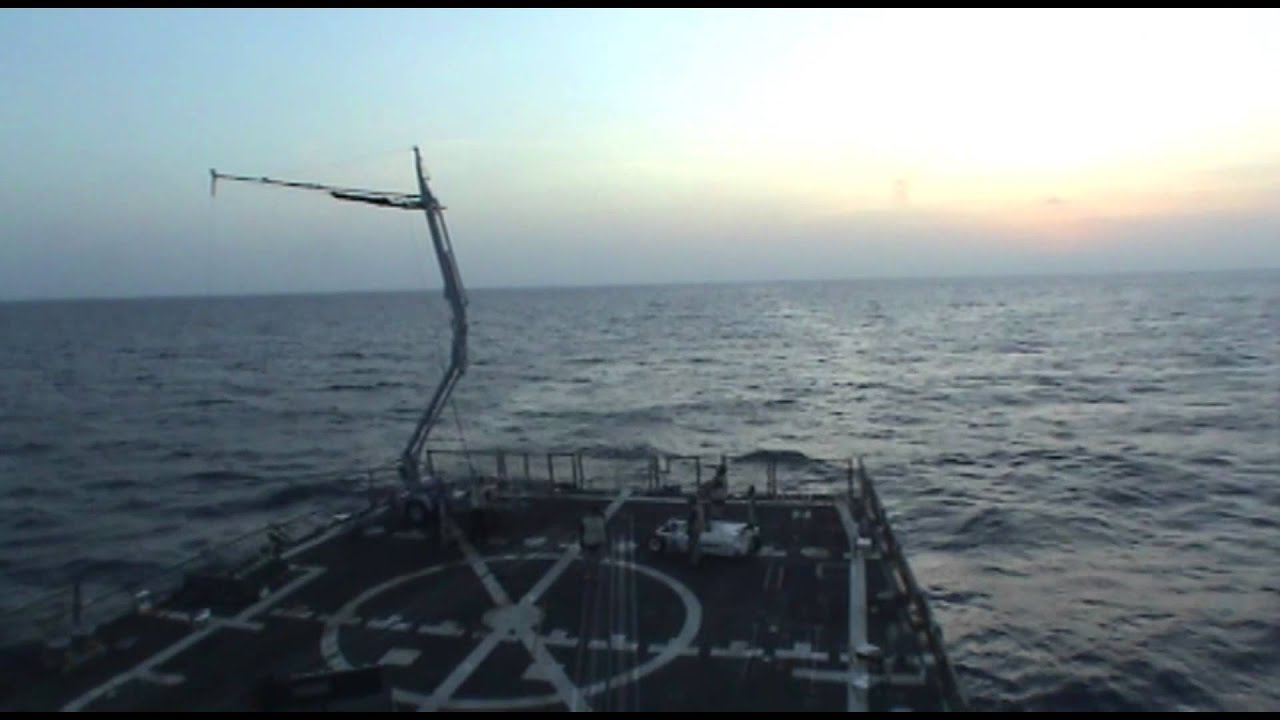 Scan Eagle Launch & Capture - YouTube