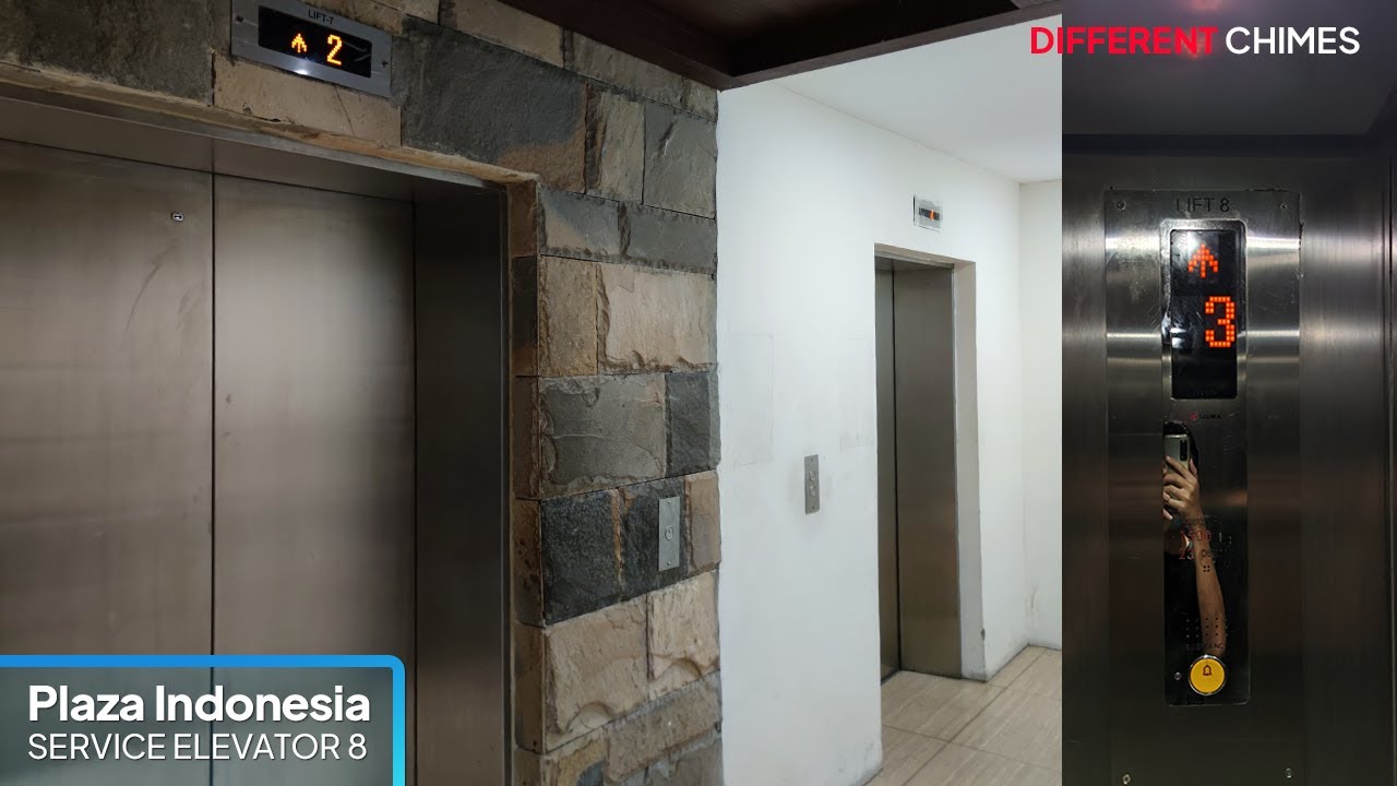 Modernized GoldStar Service Elevator - Plaza Indonesia, Jakarta (Lift 8 ...